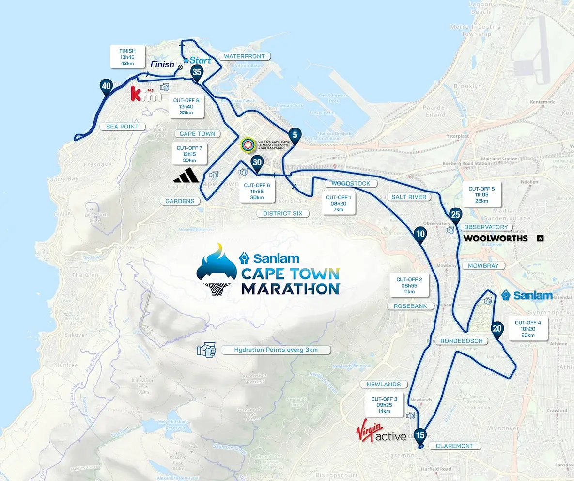 Sanlam Cape Town Marathon | Marathon (26.2 miles / 42.2 km) in Cape ...